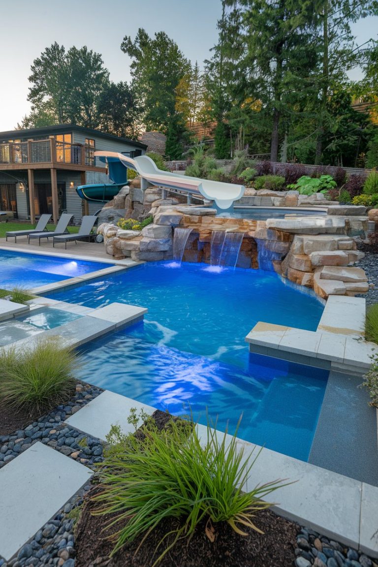 Outdoor Pool Area Ideas 2025 – 41 Stunning Backyard Designs for Luxury ...