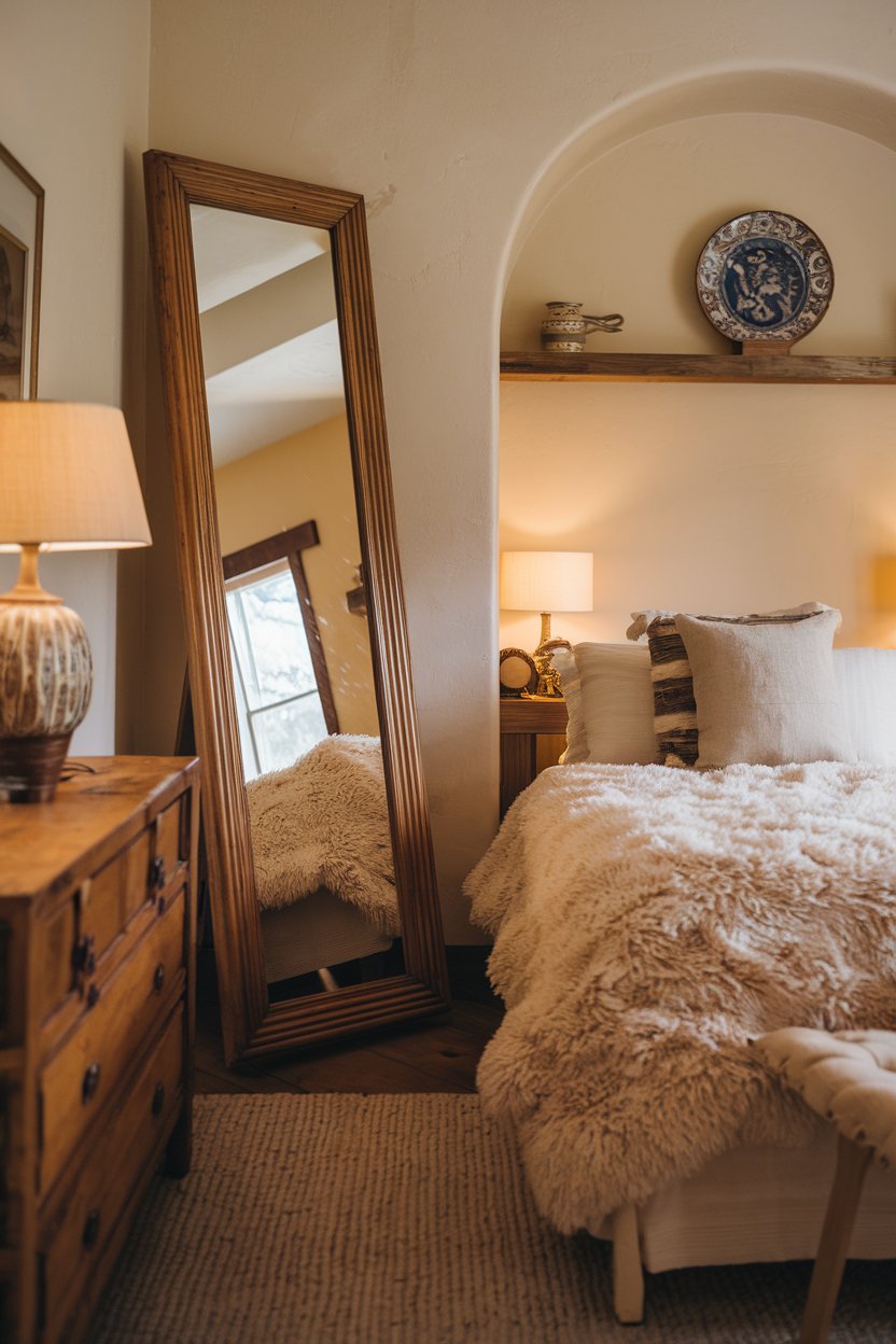 Standing Mirror Decorating 2025: 45 Stylish Ideas for Bedrooms, Living ...