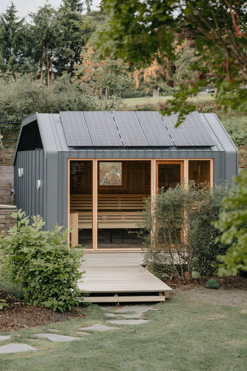 Outdoor Sauna Ideas 2025: 43 Stunning Designs for Backyards Modern ...