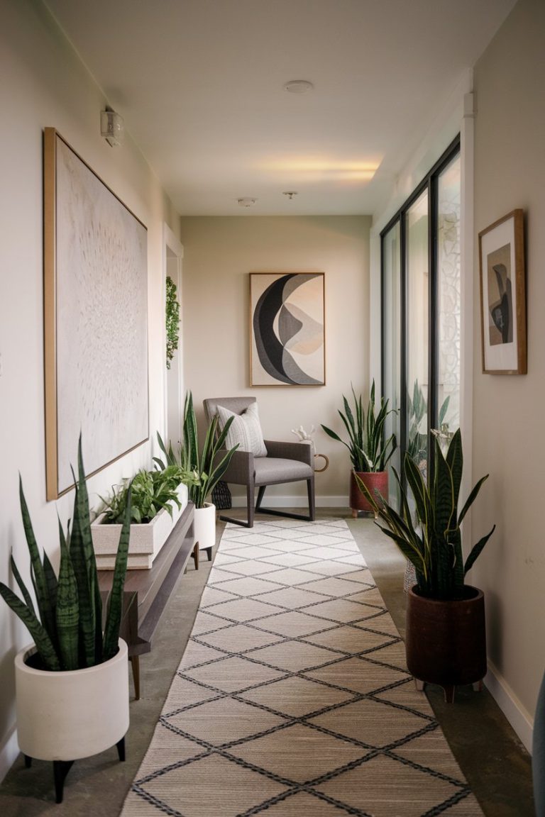 Long Hallway Decorating Ideas 2025 – Wall Decor, Lighting, Paint ...