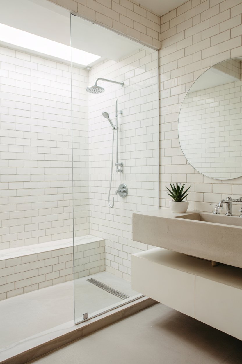 Walk In Shower No Door 2025: 41 Stunning Ideas for Master Baths, Small ...