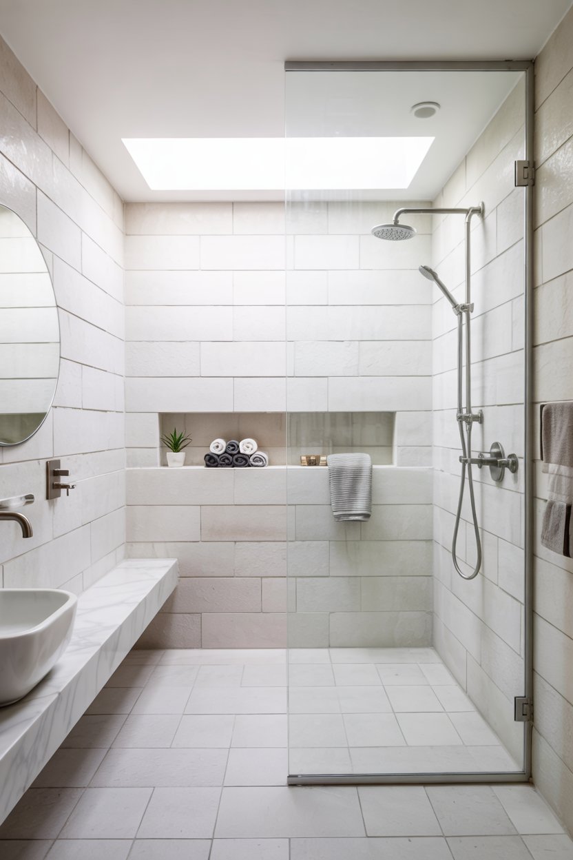 Walk In Shower No Door 2025: 41 Stunning Ideas for Master Baths, Small ...