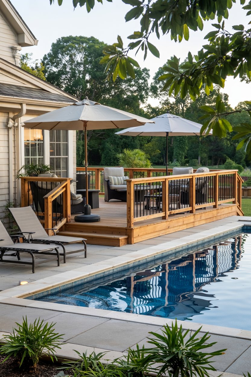 44 Stunning Above Ground Pool Deck Ideas 2025 for Any Yard – Cheap, DIY ...