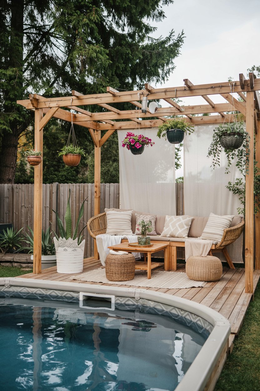 44 Stunning Above Ground Pool Deck Ideas 2025 for Any Yard – Cheap, DIY ...