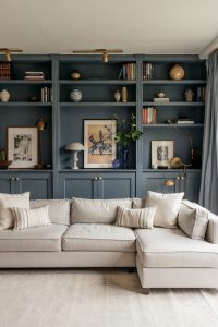 Gray and Blue Living Room 2025: 44 Best Decor Ideas for Modern ...