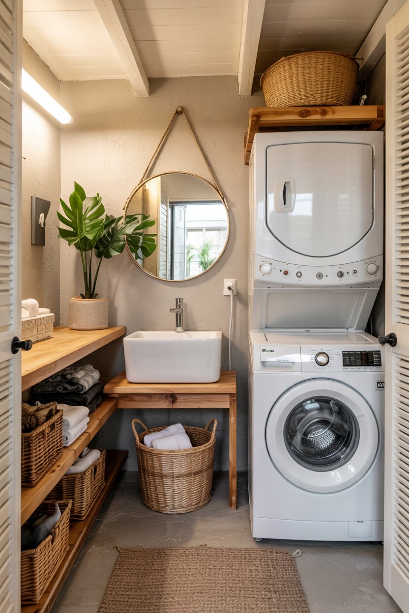 Tiny Laundry Room Ideas 2025: 33 Space Saving Designs with Stackable ...