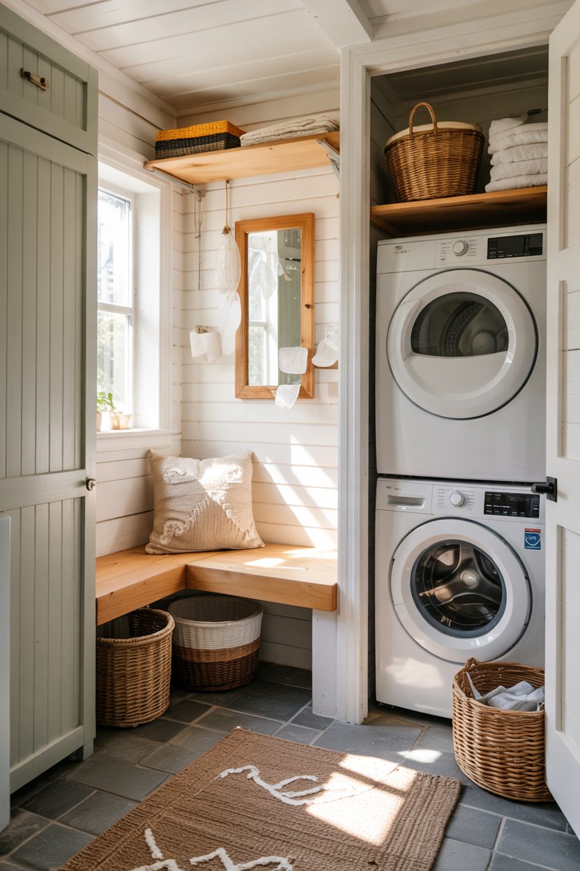 Tiny Laundry Room Ideas 2025: 33 Space Saving Designs with Stackable ...