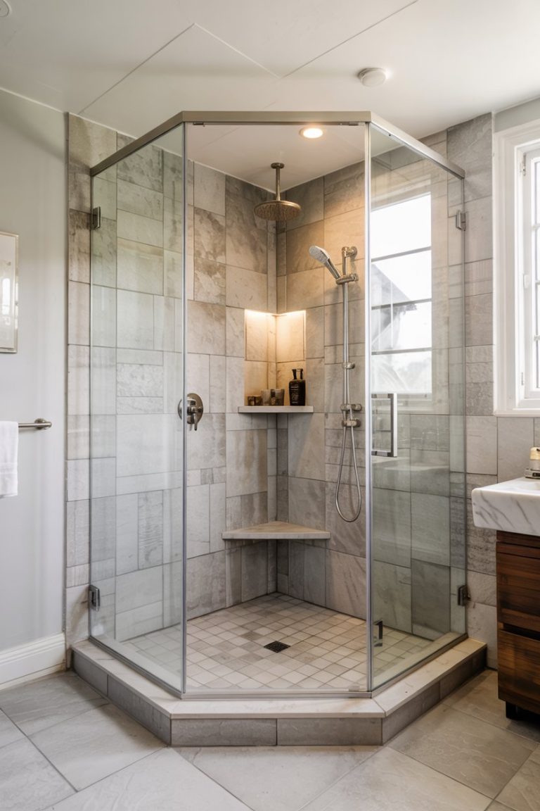 Walk In Shower No Door 2025: 41 Stunning Ideas for Master Baths, Small ...