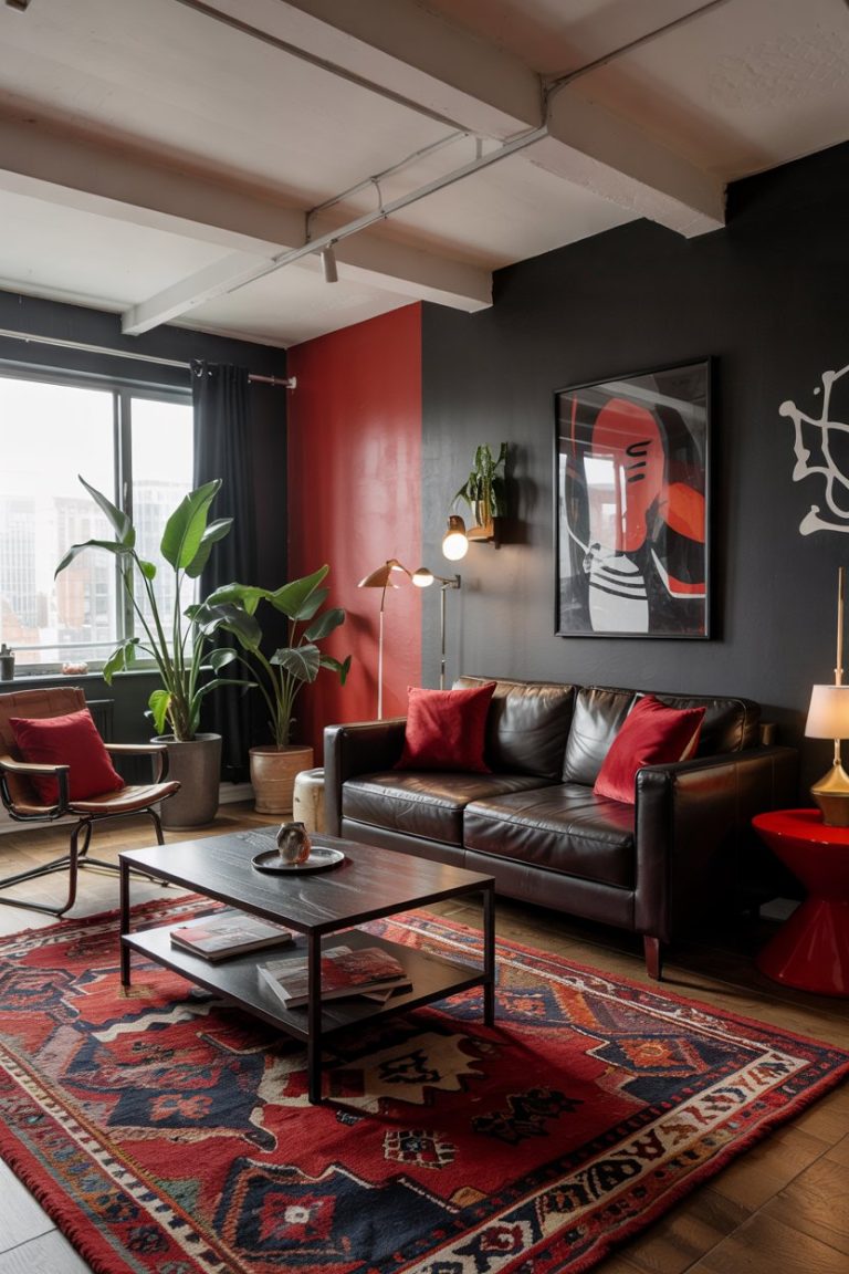 43 Black Living Room Ideas 2025: Modern, Elegant & Bold Color Pairings ...