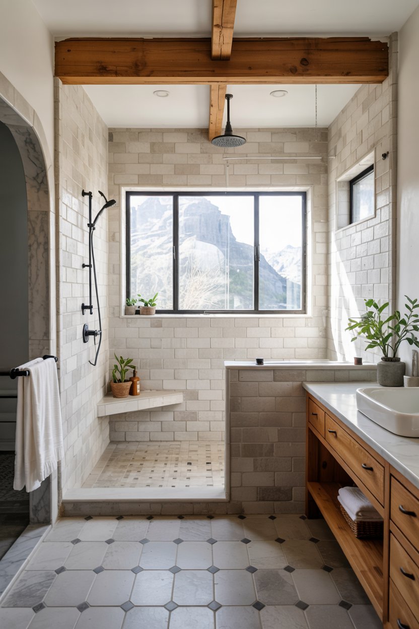 Walk In Shower No Door 2025: 41 Stunning Ideas for Master Baths, Small ...
