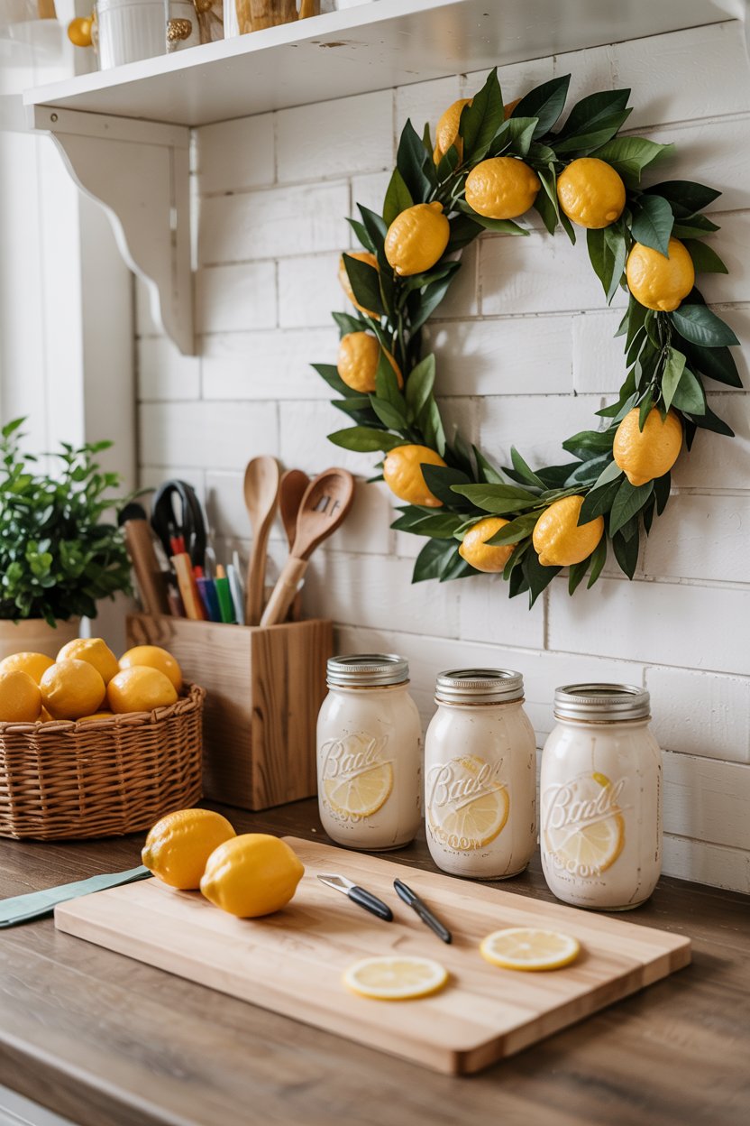 41 Lemon Kitchen Decor 2025 Ideas: DIY, Farmhouse, Color Palettes, Blue ...