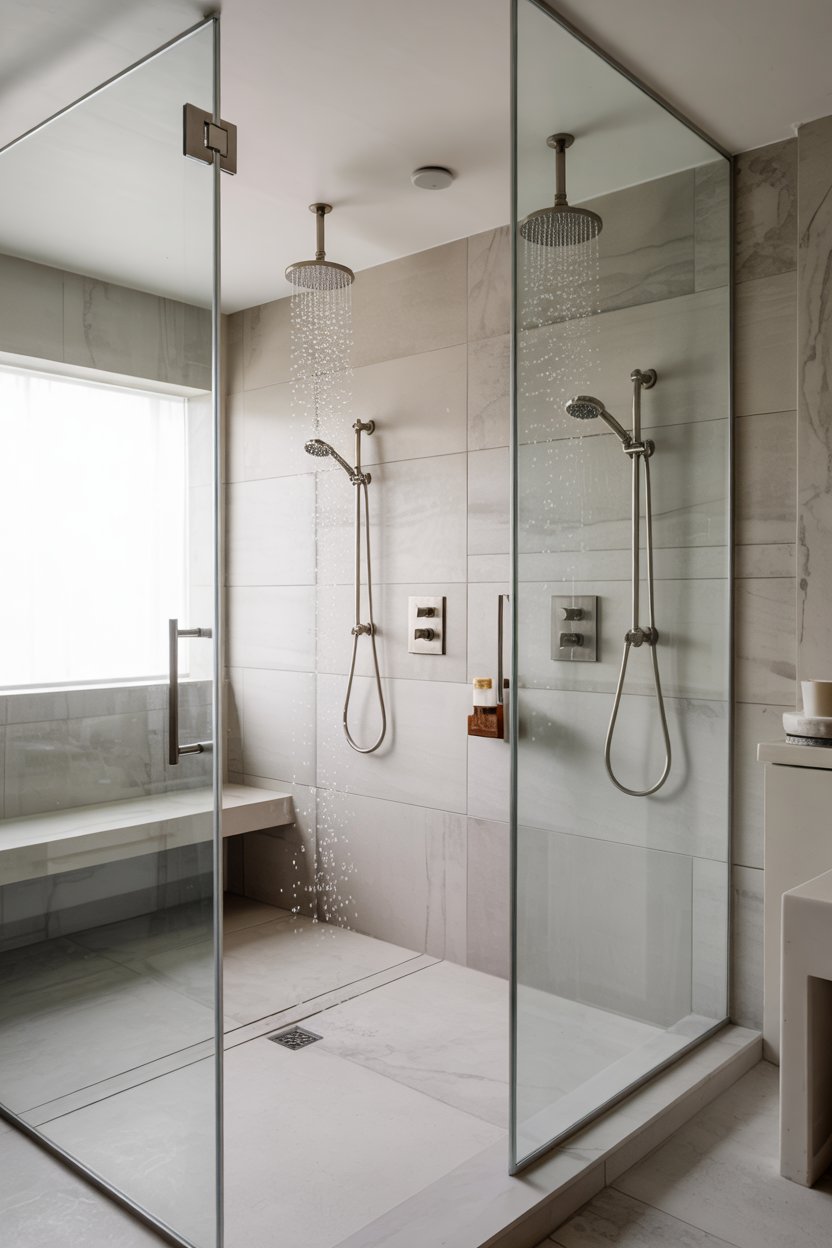 Walk In Shower No Door 2025: 41 Stunning Ideas for Master Baths, Small ...