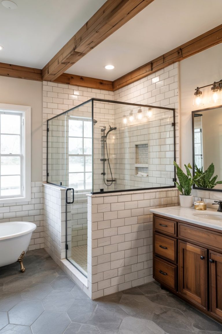 Walk In Shower No Door 2025: 41 Stunning Ideas for Master Baths, Small ...