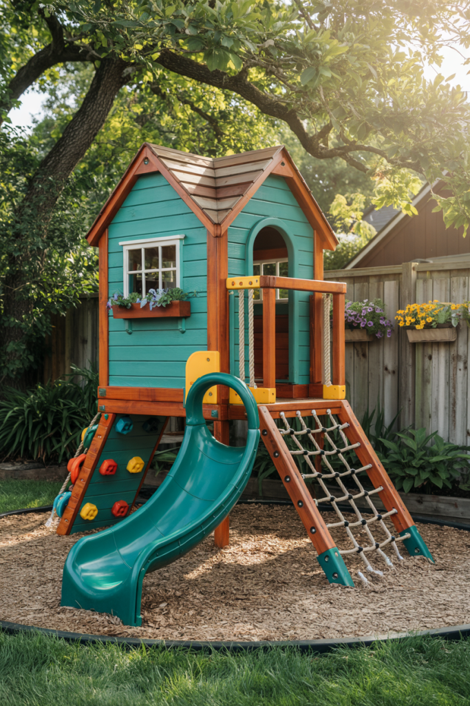 43 Outdoor Kids Play Area Ideas 2025: Modern Backyard Playground ...