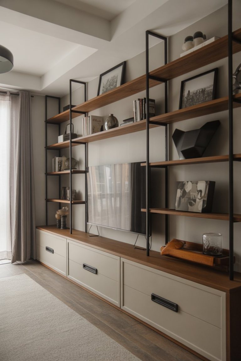 38 Built-In Shelves Living Room Ideas 2025 for Fireplace Walls, Small ...