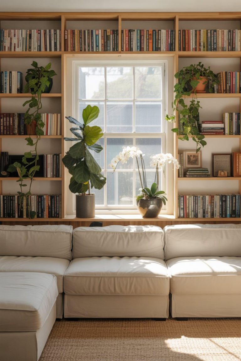 38 Built-In Shelves Living Room Ideas 2025 for Fireplace Walls, Small ...