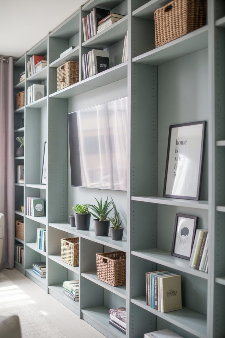 38 Built-In Shelves Living Room Ideas 2025 for Fireplace Walls, Small ...
