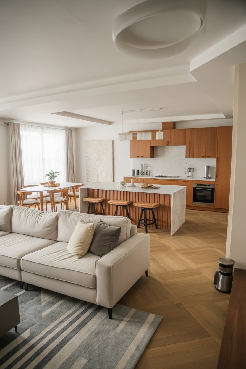 Open Floor Plan Living Room and Kitchen 2025 – 38 Seamless Design Ideas ...
