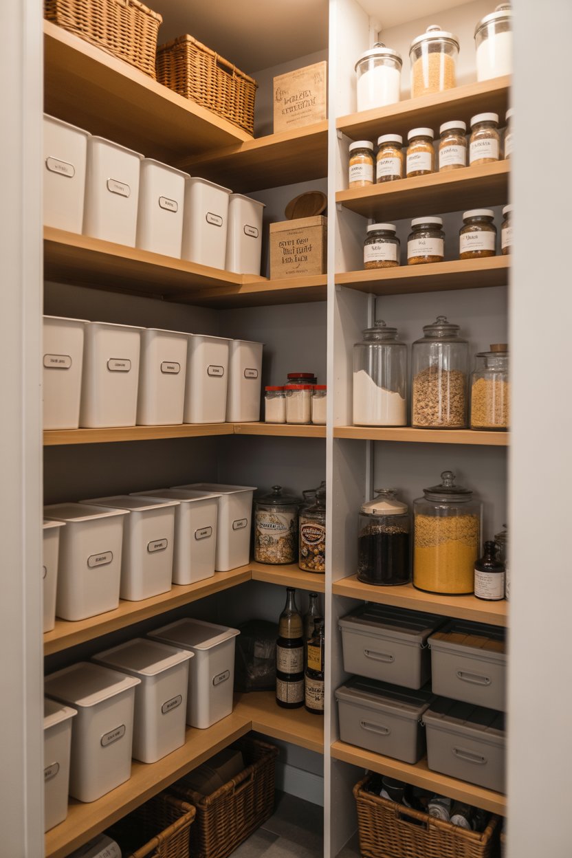 34 Pantry Shelving Ideas 2025 for Small Spaces, Walk-Ins, Farmhouse ...