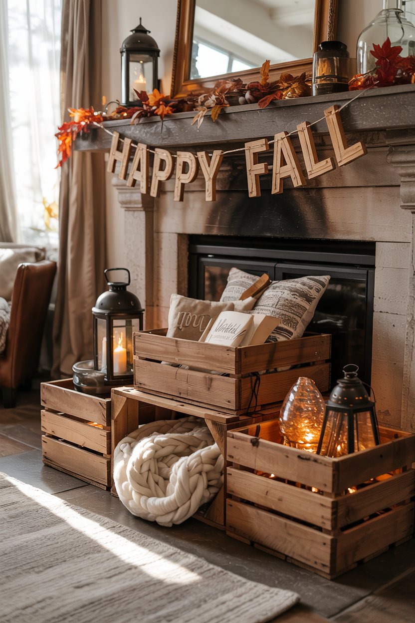 35 Fall Mantle Decor Ideas 2025: Cozy, Minimal, Rustic & DIY Styles ...