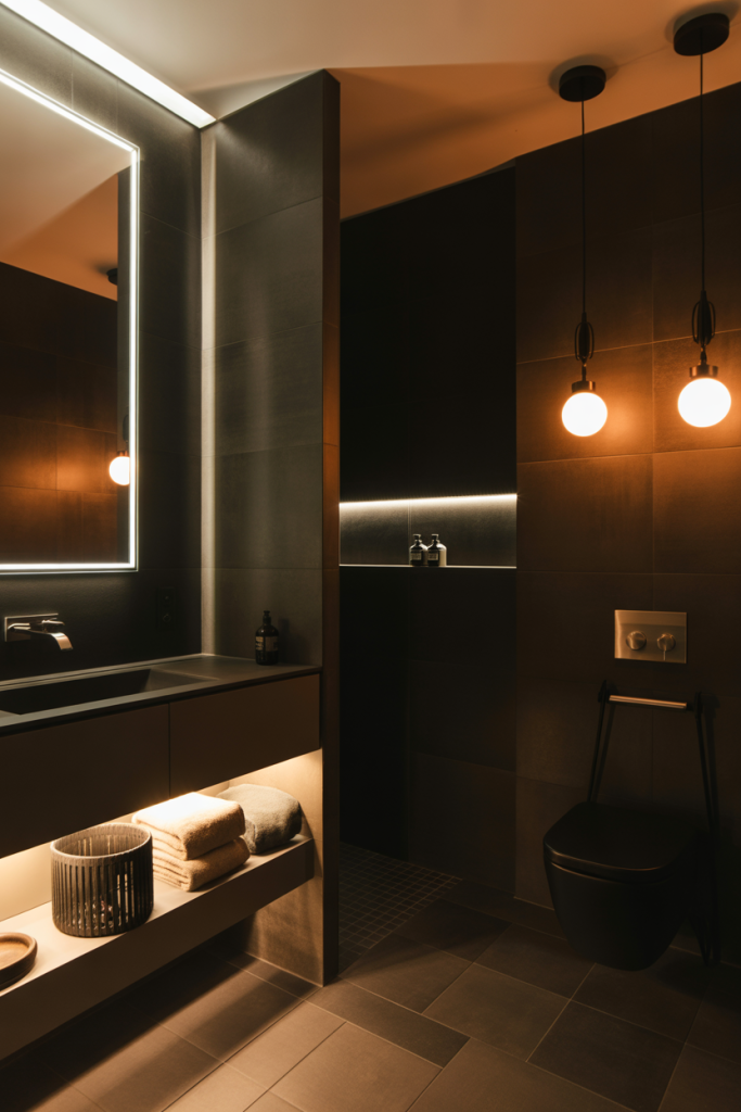 Dark Moody Bathroom Ideas 2025: 36 Luxurious & Dramatic Designs with ...