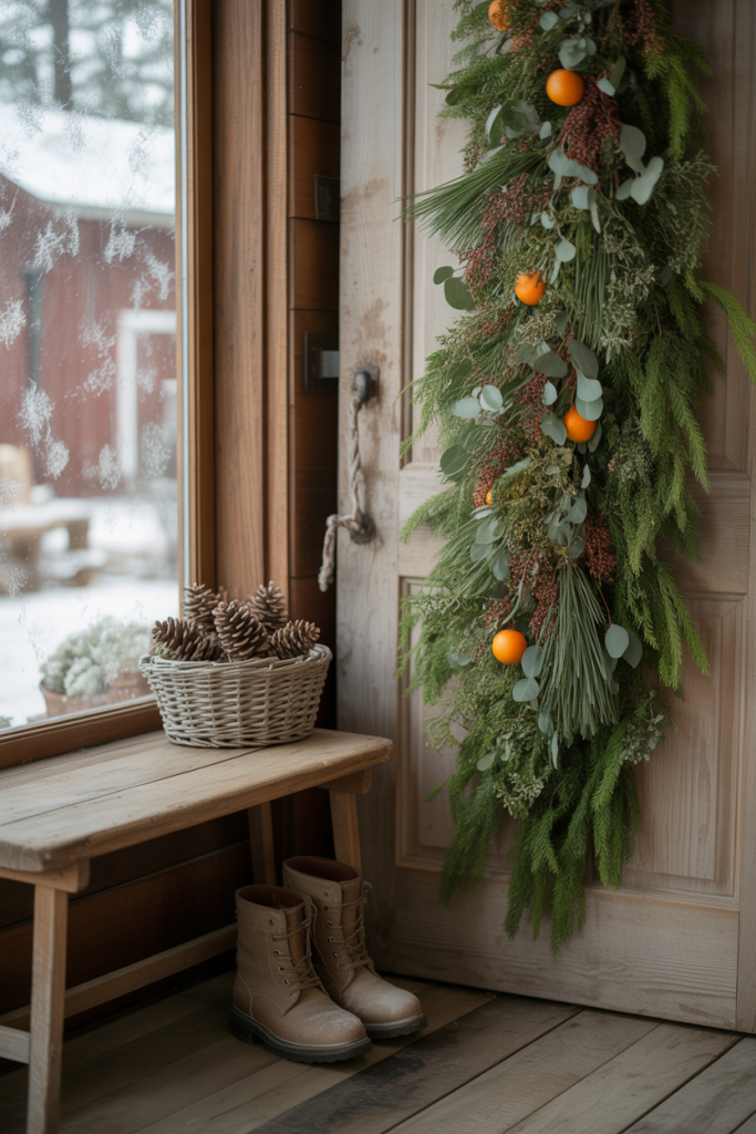 33 Natural Christmas Decor 2025 Ideas: Rustic, DIY, Farmhouse, Outdoor ...