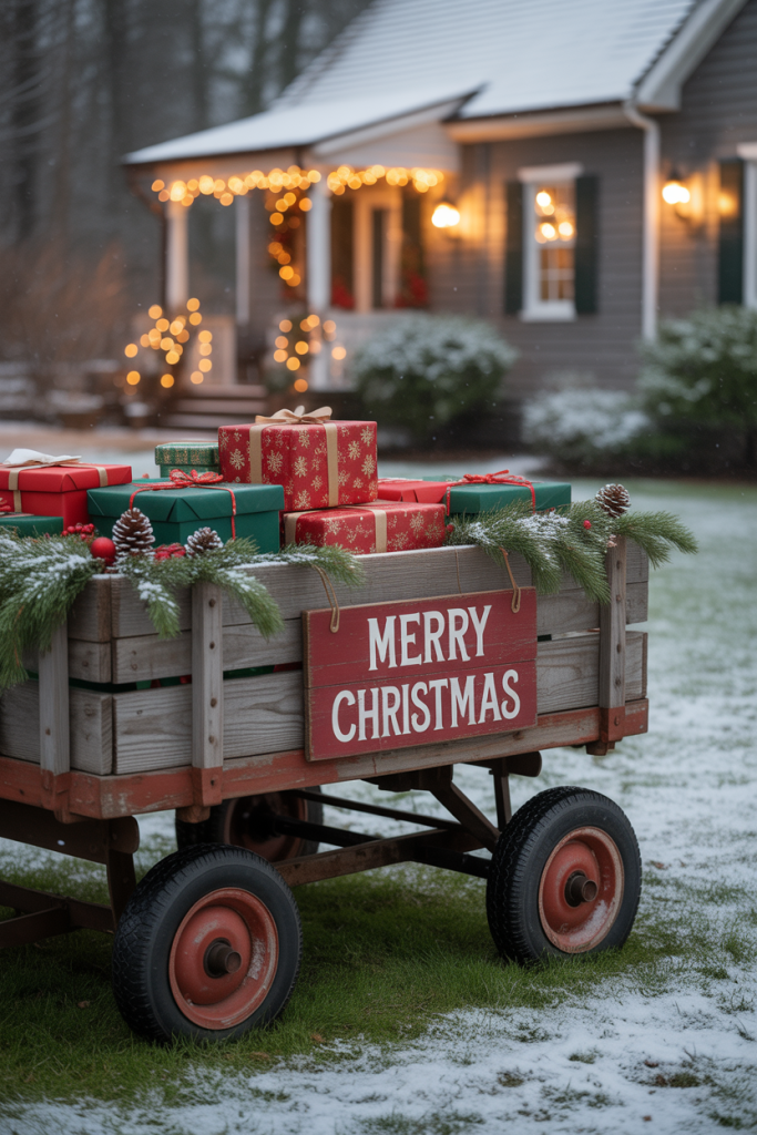 40 Christmas Decor Ideas Outdoor 2025: From DIY Porch Lights to Country ...