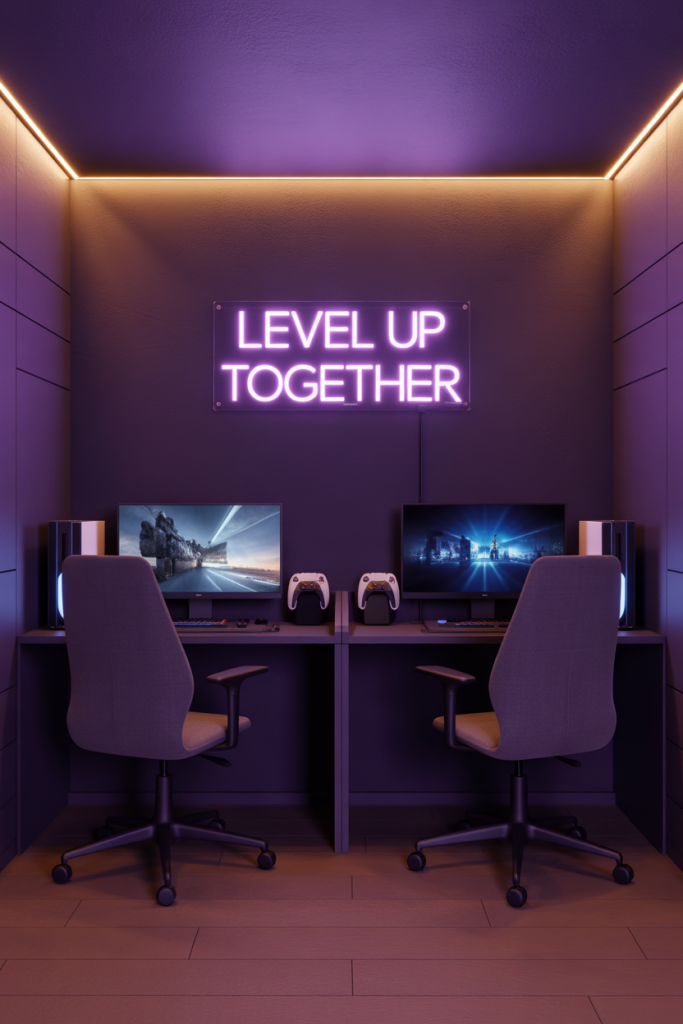 Gaming Room Setup 2026: 30 Aesthetic Cozy, Luxury, Small Space, Couples ...